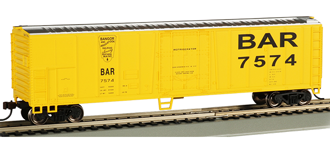 Bachmann 17908 Silver Series BAR Bangor & Aroostook Steel Reefer HO SC