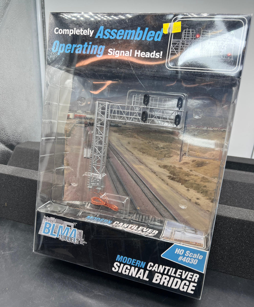 BLMA Models 4030 Modern Cantilever Left Hand Signal Bridge w/ LEDs HO