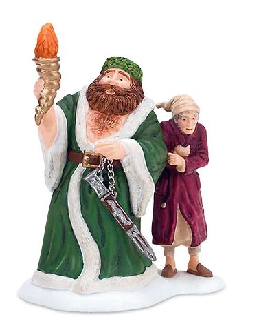 Department 56 56.58538 Ghost of Christmas Present Visits Scrooge-- Dic