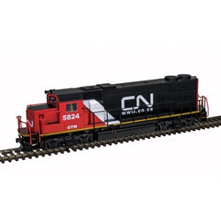Atlas 10004556 CANADIAN NATIONAL CN [GTW] GP38-2 TRAINMAN SILVER #5824
