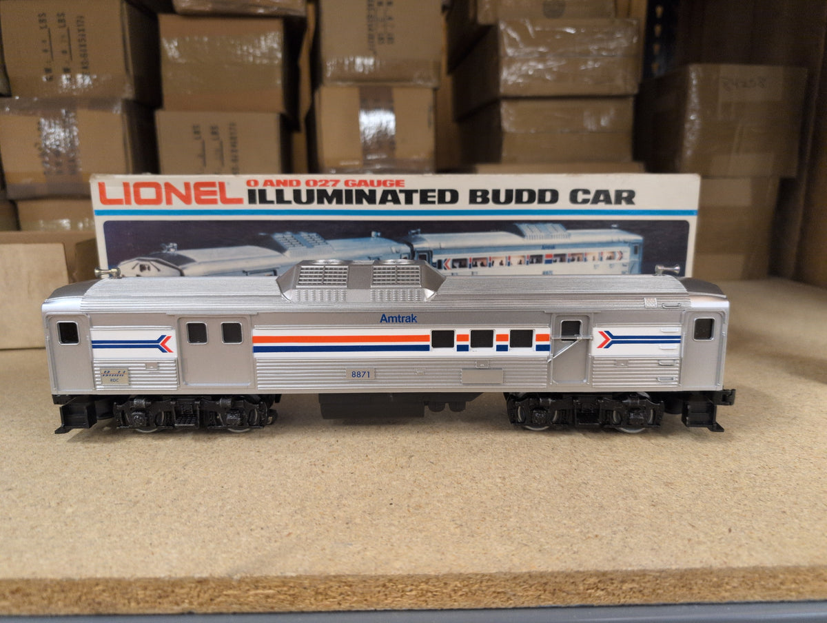 Lionel 6-8871 Amtrak RDC Budd car commuter train set O SCALE Used Exce