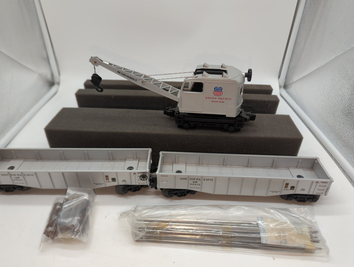 Lionel 6-31706 UNION PACIFIC BURRO CRANE SET O SCALE Like New