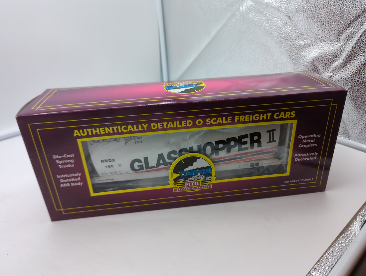MTH Premier 20-97442 Glasshopper 3-Bay Cylindrical Hopper Car - Glassh