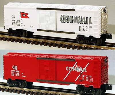 Lionel 6-29281 6464 boxcar 2 pack overstamped CENTRAL NEW JERSEY CNJ L