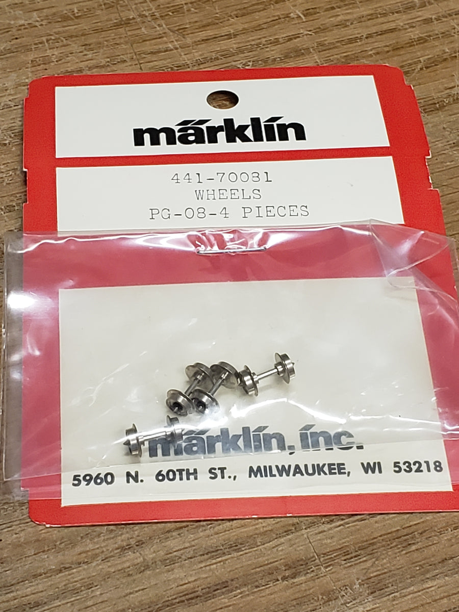 Marklin Replacement Wheels 441-70081 PG-08-4 Pieces Z SCALE 1:220